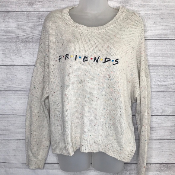 FRIENDS | Sweaters | Friends Ivory Knit Oversized Sweater | Poshmark